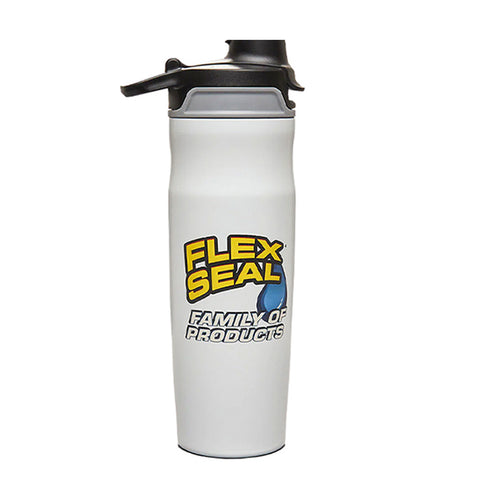 Flex Seal Classic Logo White Water Bottle – flexsealproducts.com