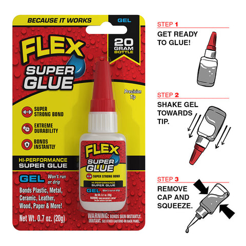 Flex Super Glue™ | Fast-Drying, Powerful Bond for Every Fix ...